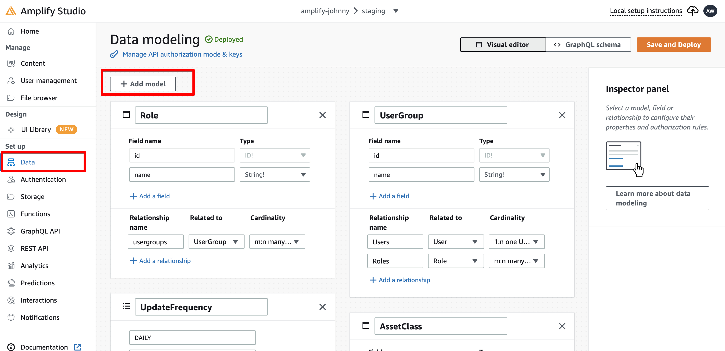 Amplify POC | Johnny's Odyssey